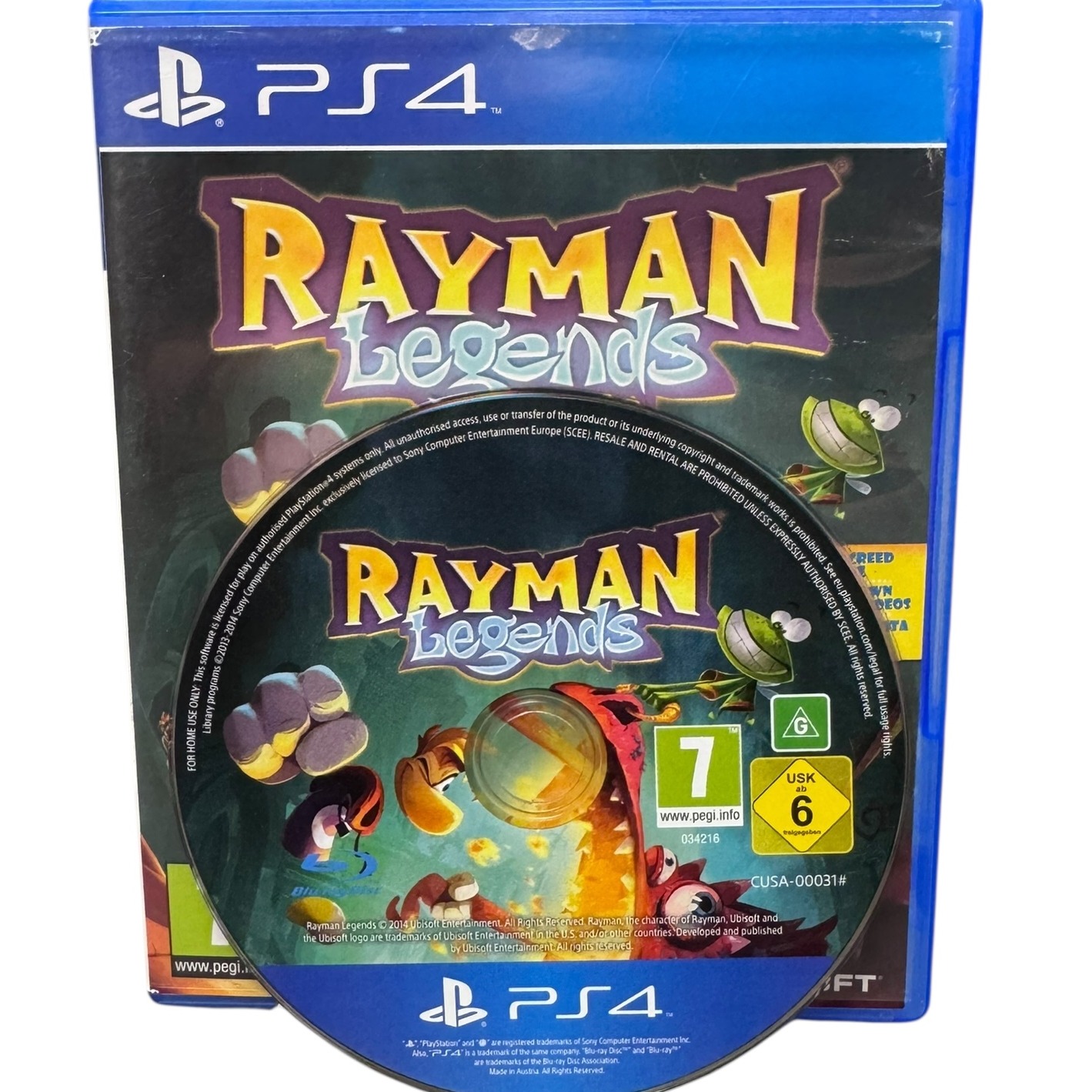 Pre-owned Rayman Legends - Sony PlayStation 4 (PEGI 7, Ubisoft, 1-4 ...